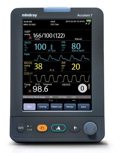 Patient Monitor Mindray Accutorr 3 NIBP Masimo Spo2 Pulse rate French ...