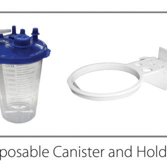 Suction Canister - Autoclavable Canister Holder, 1300CC - TRH Services